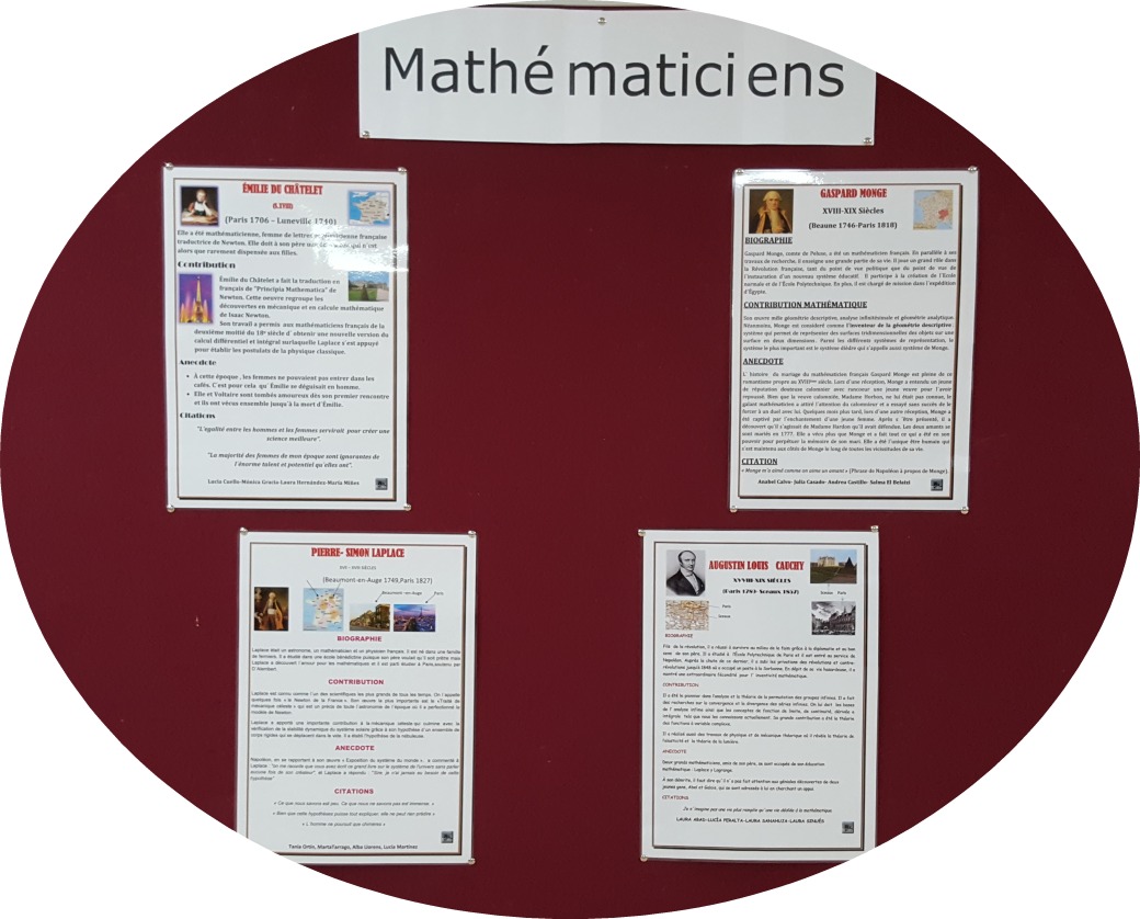 Les Mathématiciens Français – IES Élaios